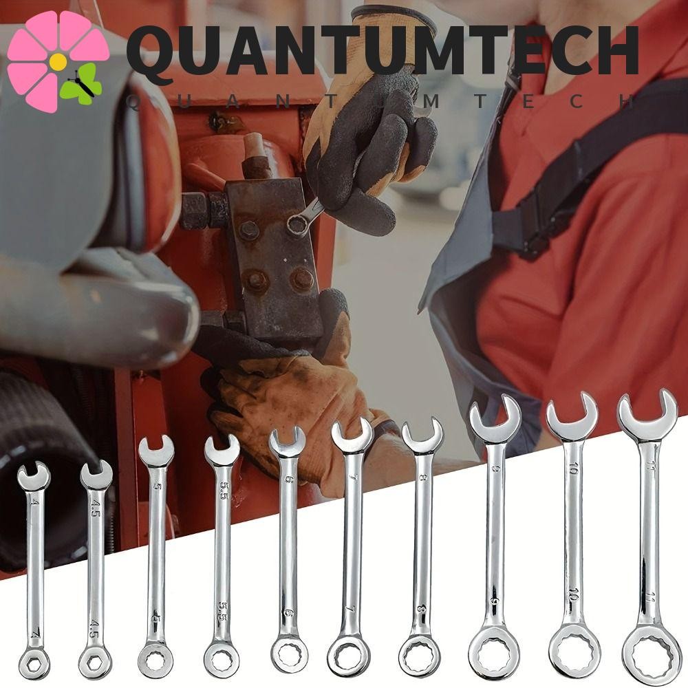 QUANTUMTECH 10 chiếc Cờ lê kiểu Anh / Hệ mét, Bộ cờ lê Mini bỏ túi, Hoạt động chính xác Loại Anh ...