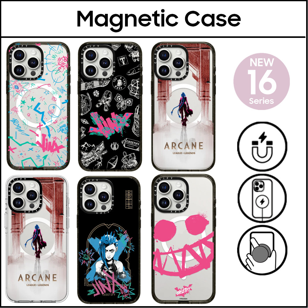 Casetify Jinx Arcane Liên Minh Huyền Thoại Nhựa Cứng Acrylic Dành Cho ...