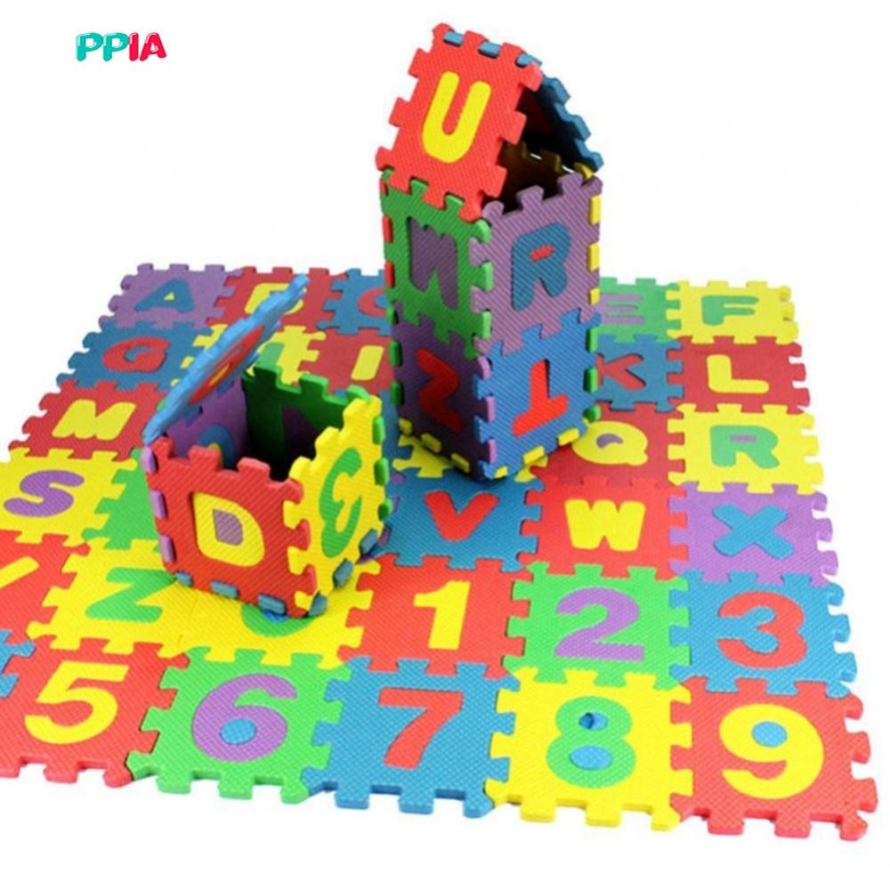 [PPIAVN]Soft and Flexible ABCD 123 Alphabet Puzzle Mat Ideal for Kids ...