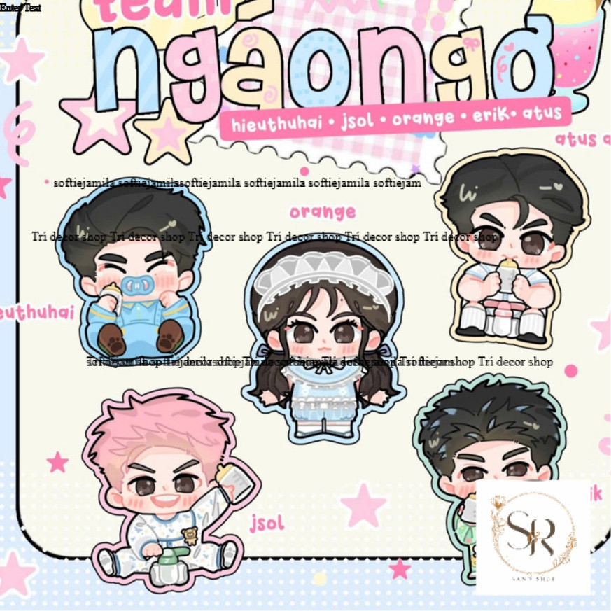 Móc khoá và mô hình ATSH team ngáo ngơ siêu cute | Shopee Việt Nam