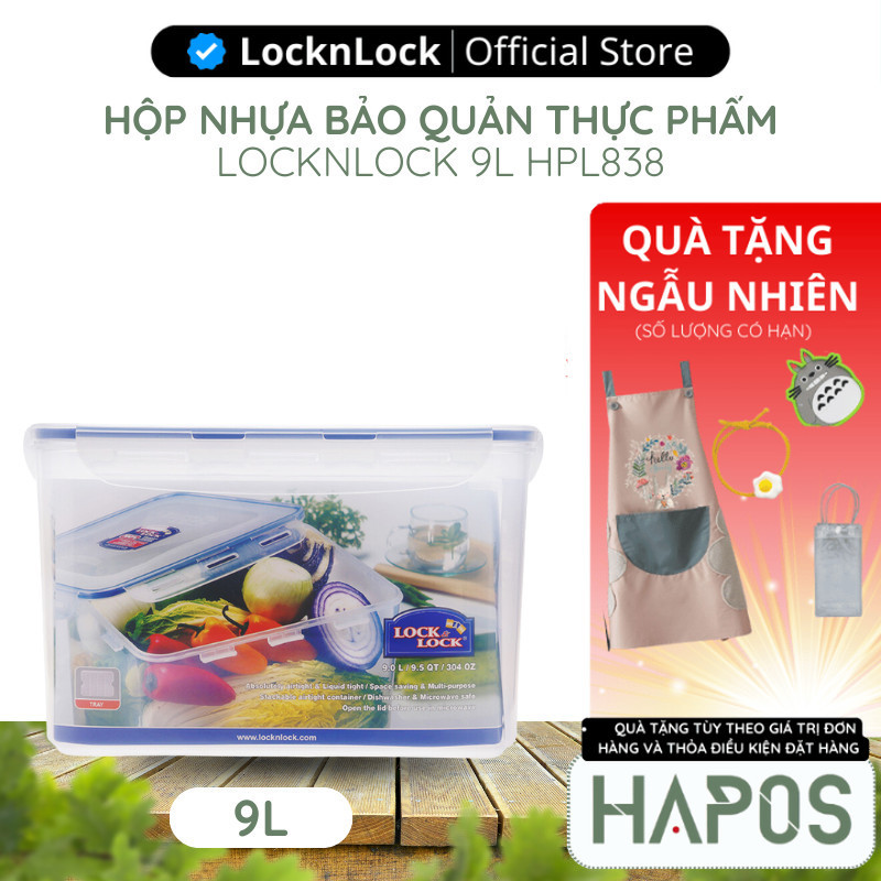 Hộp nhựa bảo quản thực phẩm LocknLock 9L Classic HPL838 - Chính hãng ...