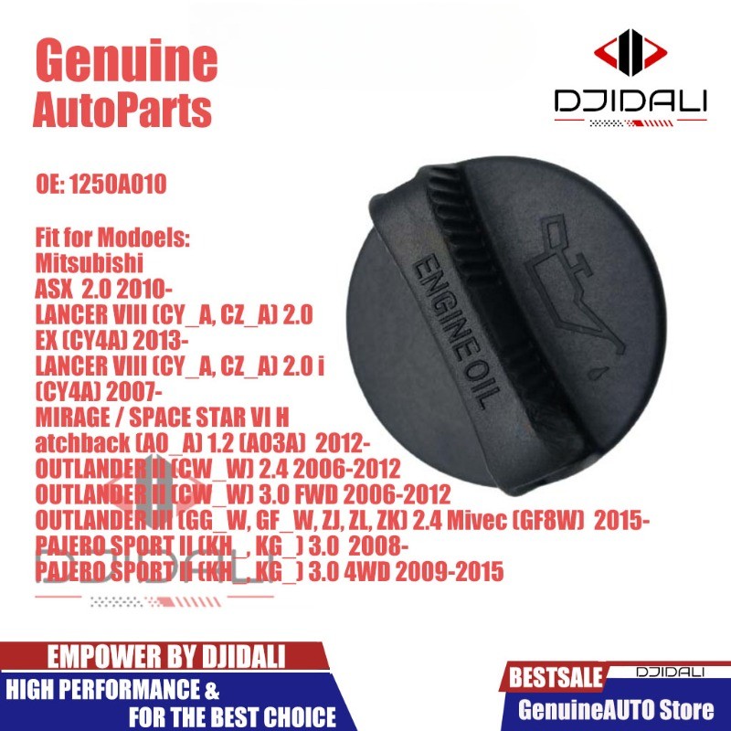 Nắp dầu trung tâm chính hãng cho Mitsubishi MIRAGE, ASX LANCER EX ...