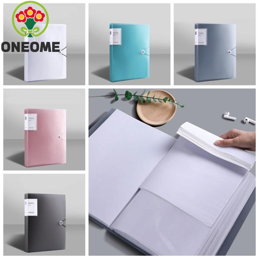 Oneome A4 File Organizer Chống bụi 20 / 30 / 40 / 60 / 100 Tờ Biên lai ...
