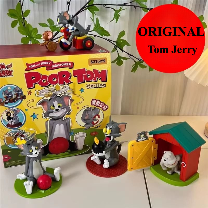 Disney Tom Jerry Hành Động Các Bức Tượng Nhỏ Ô Tô Để Bàn Thủ Công Trang ...