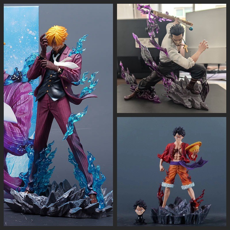 One Piece GK Tenhui Mihawk Sanji Conqueror 's Luffy Stance Hình sưu tập ...