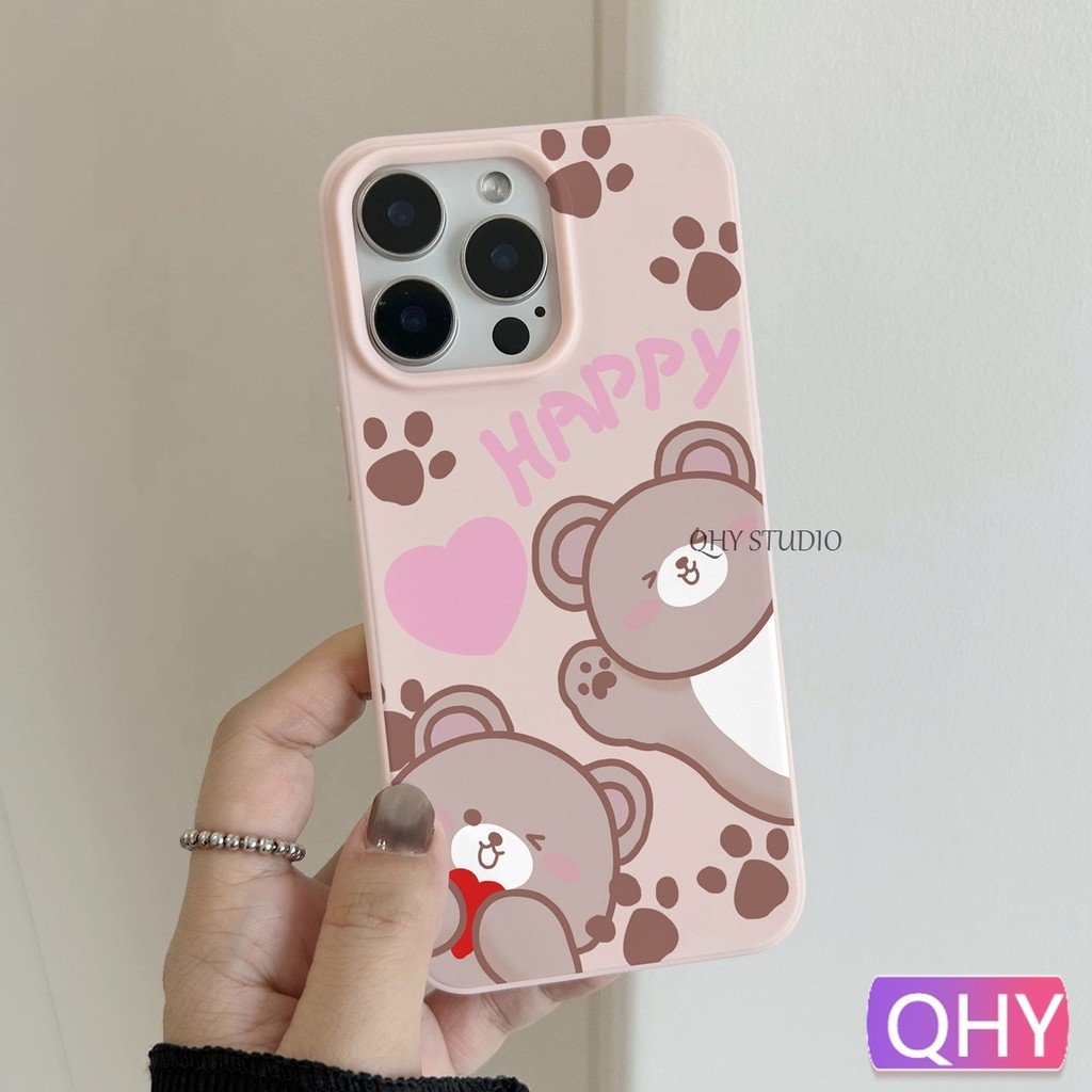 QHY - in hình chân gấu cortoon dễ thương tương thích cho ốp lưng iphone ...