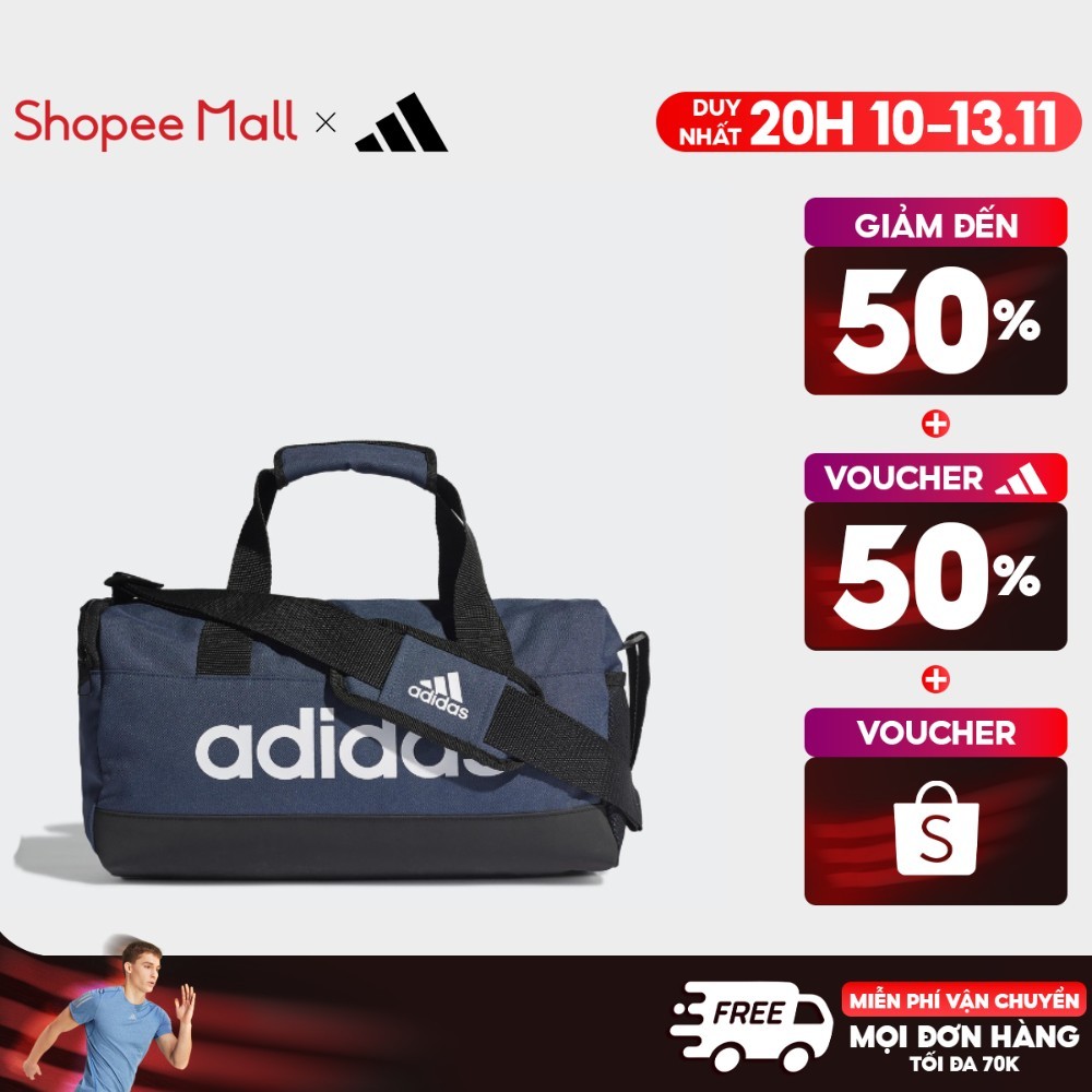 [11-13.11 VOUCHER 50%]adidas Phong cách sống Túi Duffel Logo Essentials ...