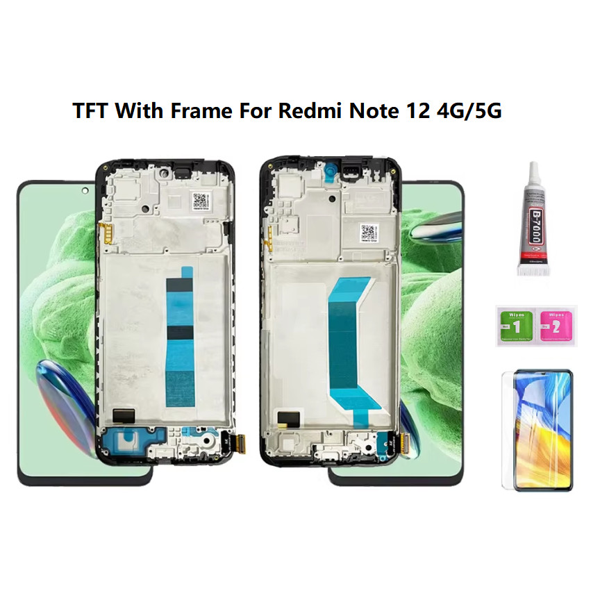 Tft LCD Cho REDMI NOTE 12 4G / NOTE 12 5G Màn Hình LCD Có Khung Màn ...