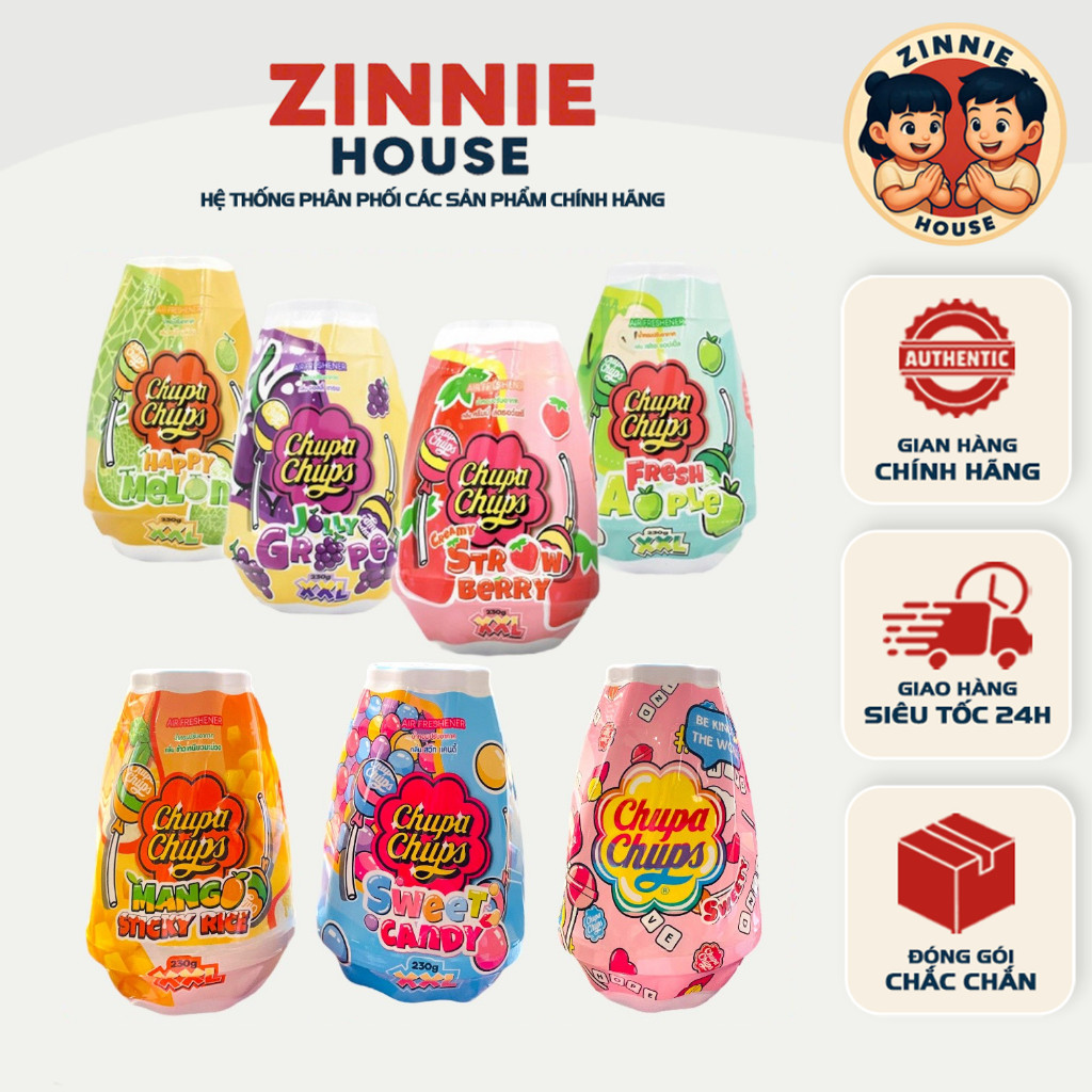 Sáp thơm Chupa Chups Gel Air Freshener - Ngọt Lịm Kẹo Trái Cây | ZINNIE ...