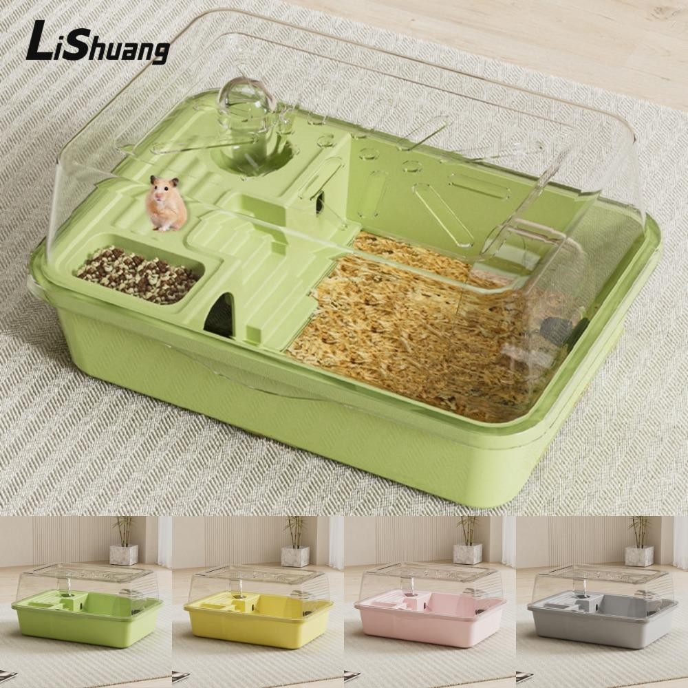 Lồng Hamster LISHUANG, Vỏ Trong Suốt Thông Gió Môi Trường Sống Hamster ...