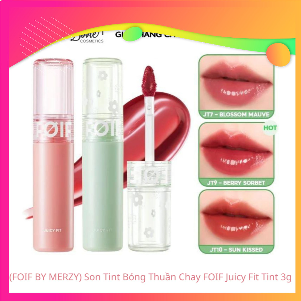 [FOIF by Merzy] Son Tint Bóng Thuần Chay, Ẩm Mọng, Bền Màu FOIF Juicy ...