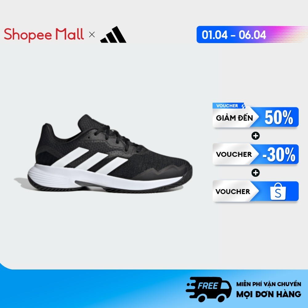 Giày Tennis CourtJam Control adidas Nam Đen ID1535 | Shopee Việt Nam
