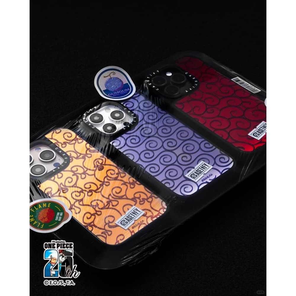 Casetify X ONE PIECE Devil Fruits Series Flame-Flame Op-Op Gum-Gum Case Vỏ IPhone hút từ tính ...