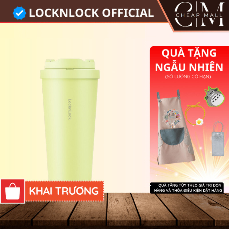 Ly giữ nhiệt LocknLock chính hãng 550ml Inox 316L nắp 1 chạm LHC3249 - CHEAPMALL | Shopee Việt Nam