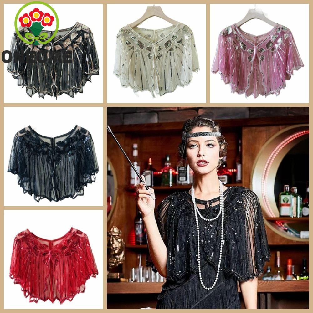 Oneome Flapper Cape Lưới Retro Đảng | Shopee Việt Nam
