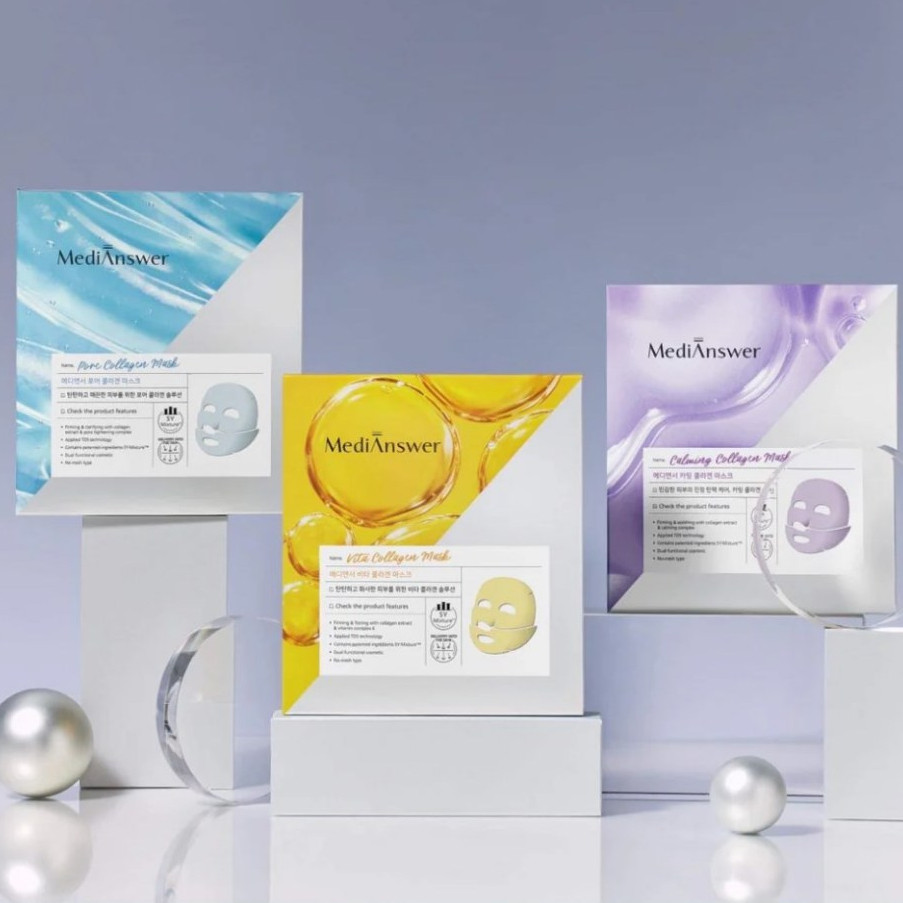 Mặt nạ thạch Medi Answer MediAnswer Collagen Mask (Lẻ 1 miếng) | Shopee ...