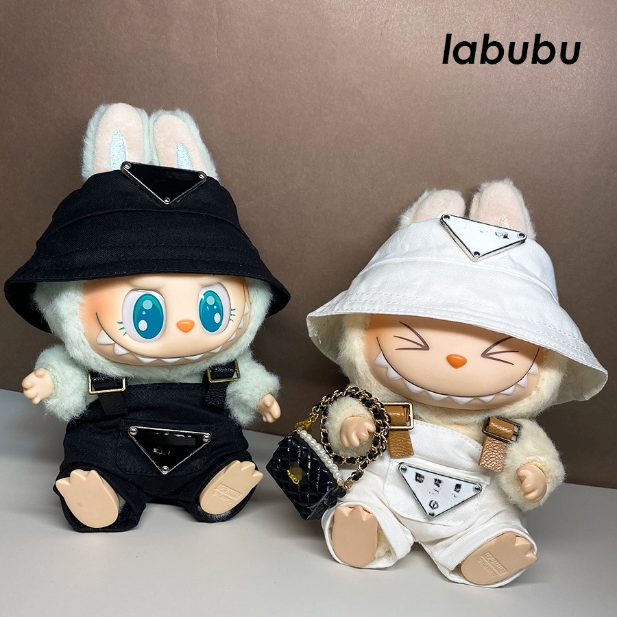 Quần Áo Labubububu Có Ghế Quần Đen Thời Trang Mũ Cho 17CM Labububuru V2 ...