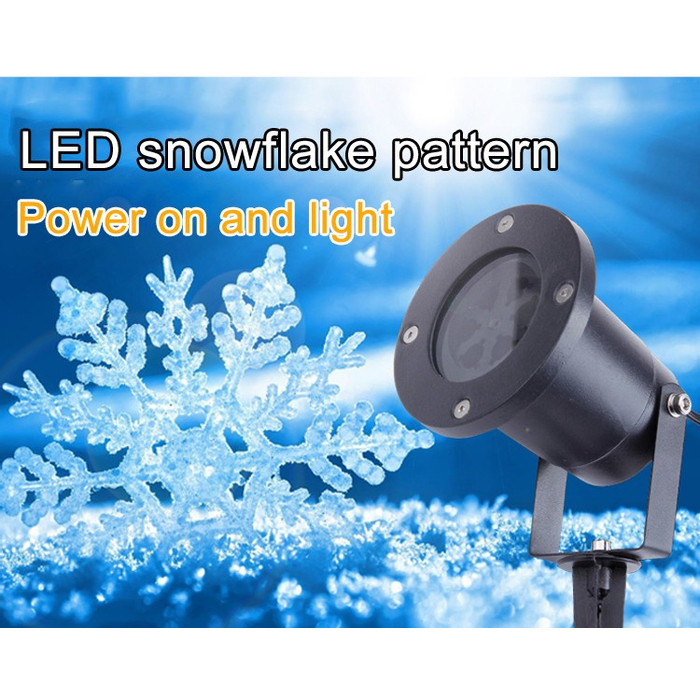 LED Projection Lights Outdoor Christmas Snowflake Lights | Shopee Việt Nam