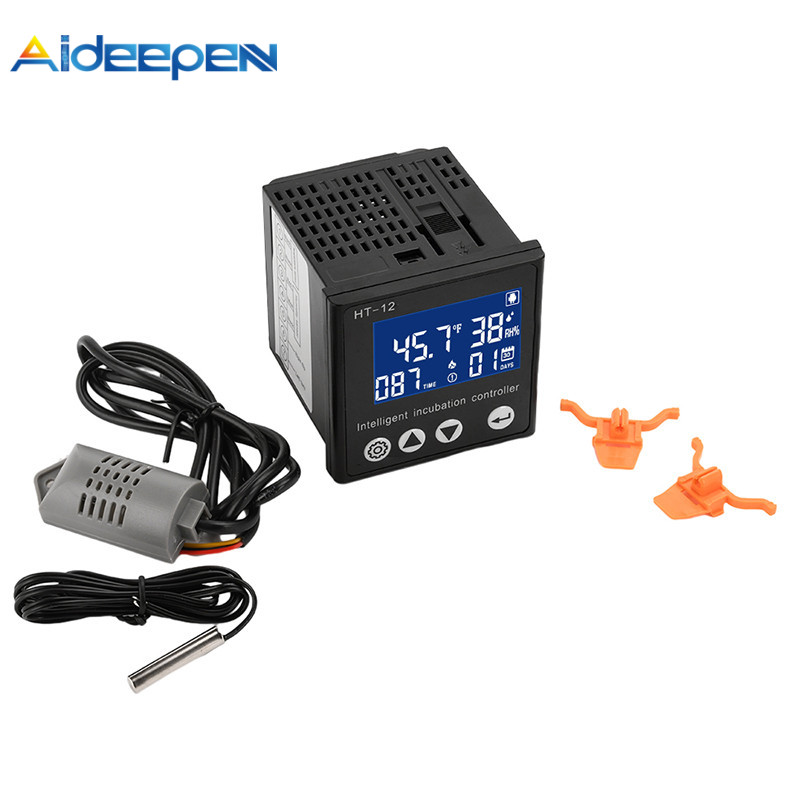 Bộ điều khiển nhiệt độ và độ ẩm màn hình LCD AIDEEPEN HT-12 cho máy ấp trứng | Shopee Việt Nam