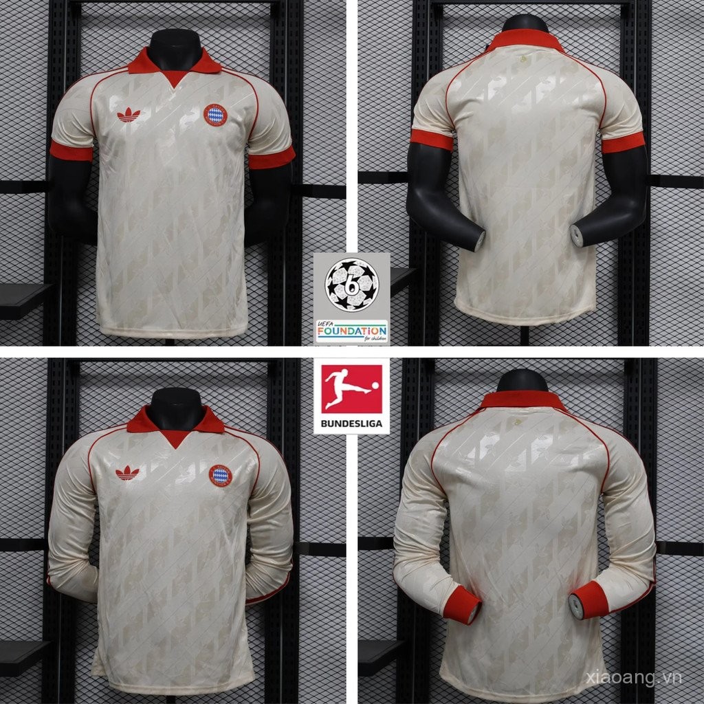 [ Retro Player Edition ] 24/25/New/Bayern Munich/Retro Long Sleeve/High ...
