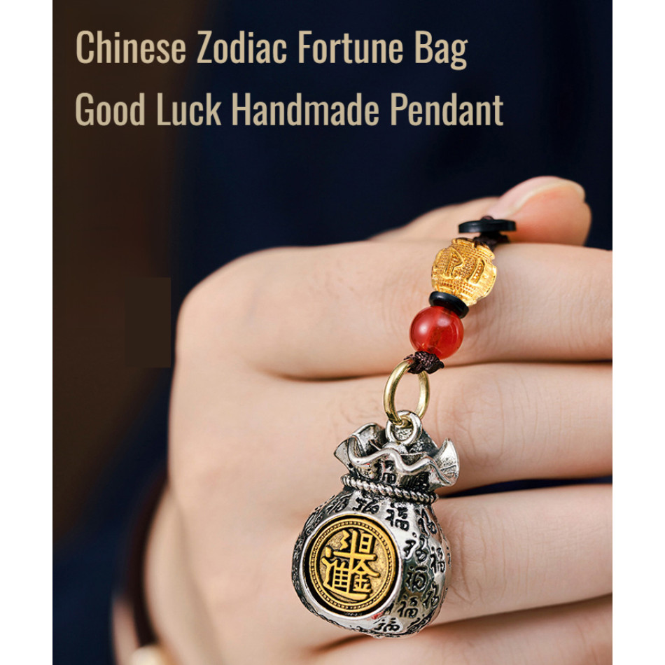 【Good Luck Blessings】Twelve Zodiac God of Wealth Bag Daily Prosperity ...