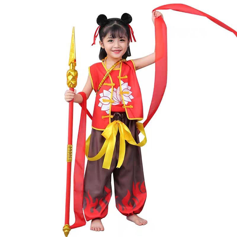Trẻ Em Nezha Quần Áo Truyện Cổ Tích Anime Halloween cos Nezha Trang ...