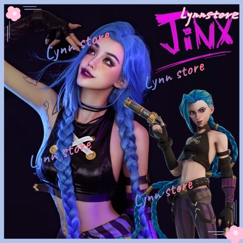 Lol Arcane TV Series JINX Cosplay Trang Phục Arcane: Liên Minh Huyền ...