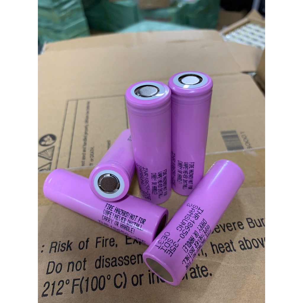 pin Samsung INR18650-35E dung lượng cao 3500mah xả 10A hàng mới chính ...