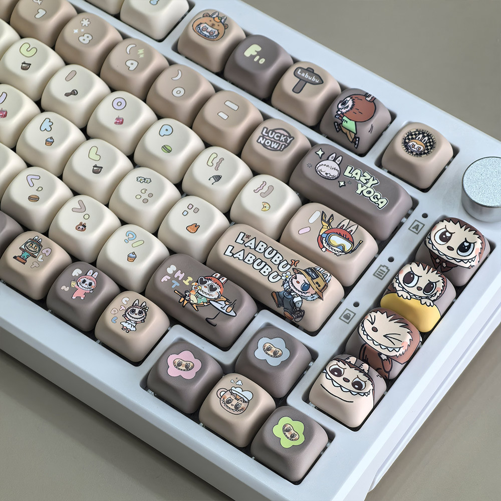 Labubu Keycap MOA Profile 120 + Phím PBT Nhuộm Thăng Hoa Wooting MAD ...