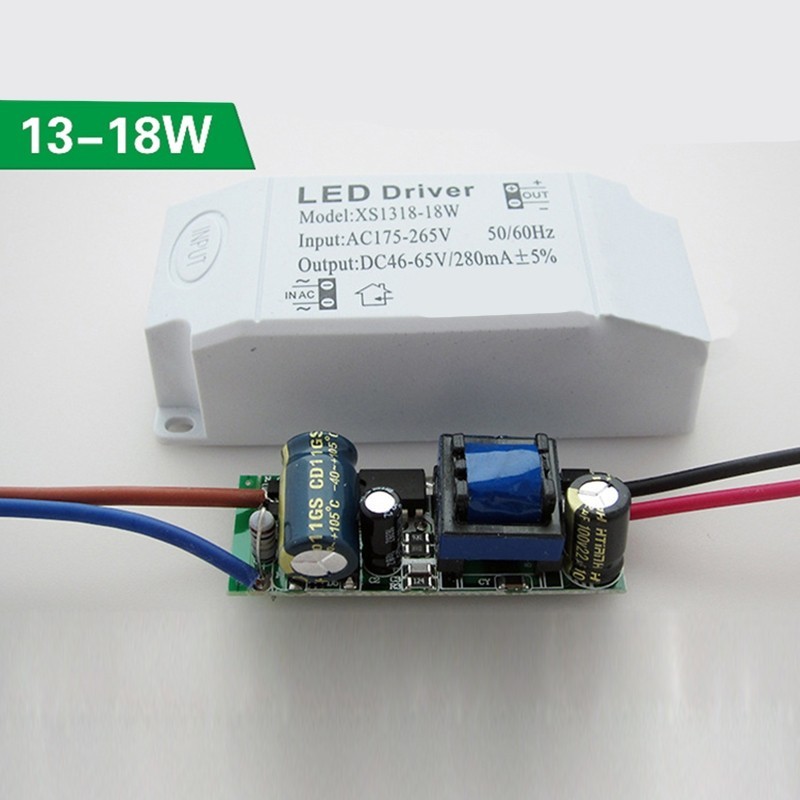 AC90 ~ 265V 3 ~ 24W LED Driver Power Supply Transformer Đèn bảng điều ...