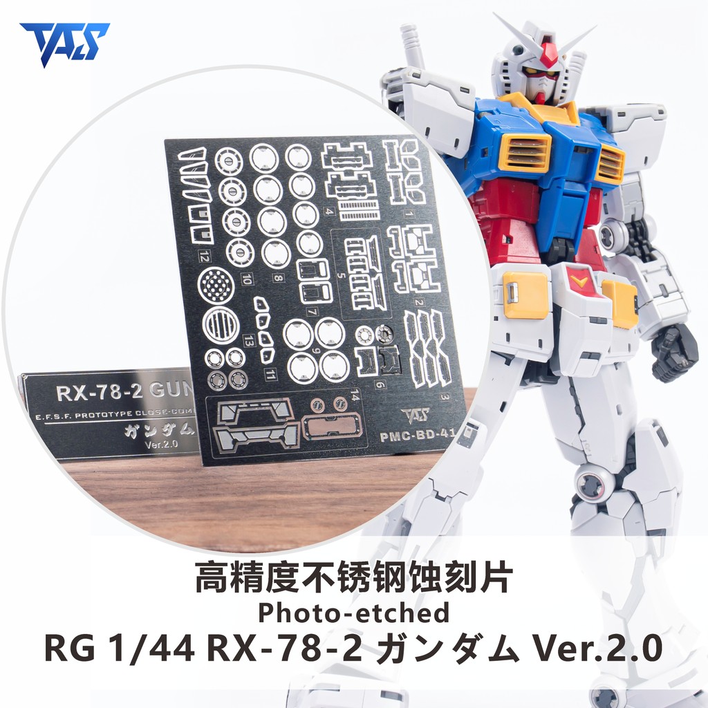 Bộ phận khắc TAS cho RG RGU 1 / 144 RX-78-2 2.0 | Shopee Việt Nam