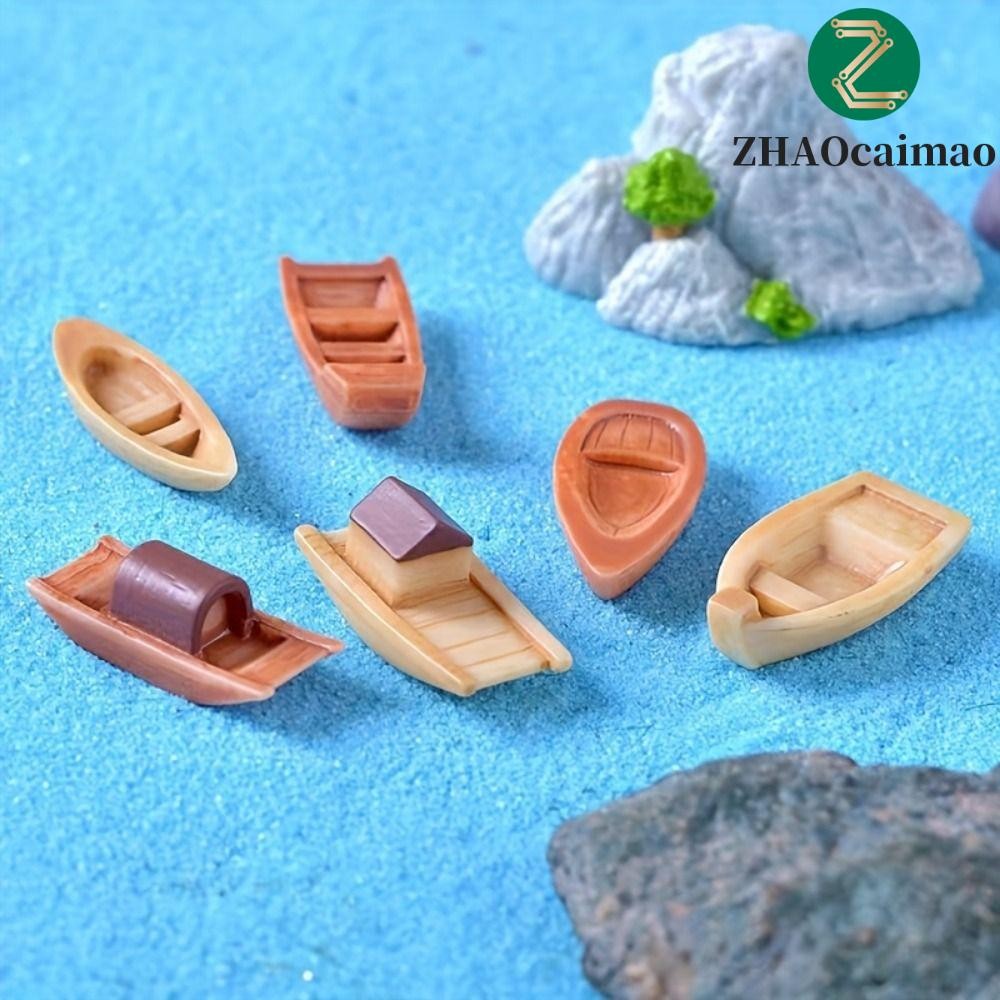 Micro Phong Cảnh Thuyền Nhựa Đồ Trang Trí Nhỏ Chậu Trang Trí | Shopee ...