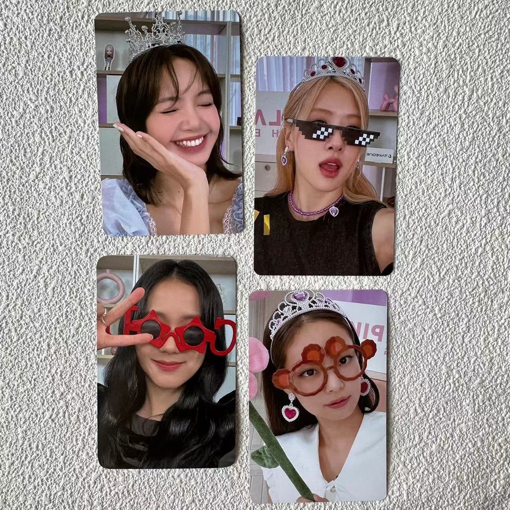 blackpink Kỷ niệm 7 năm Thẻ đặc biệt K4 JISOO、JENNIE、ROSÉ、LISA Tự sướng ...