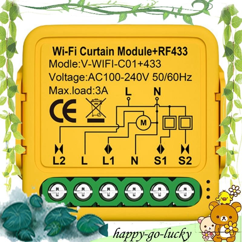 [Xinggao] Tuya Smart WiFi RF433 Công tắc rèm Điều khiển mô-đun cho con ...