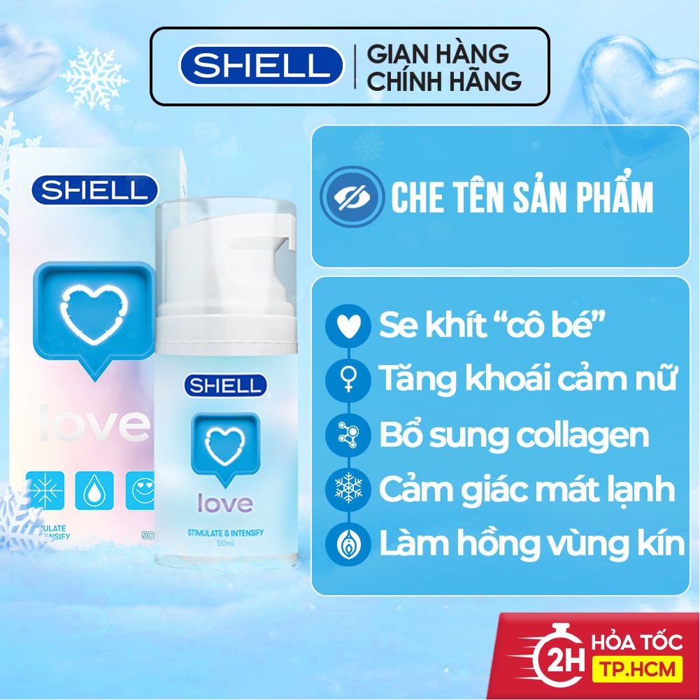Gel bôi trơn tăng khoái cảm nữ Shell Love Blue chai 50ml | SHELL CHÍNH ...