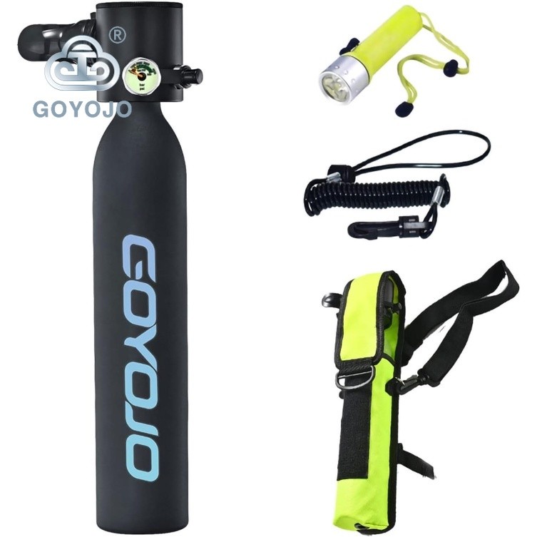 GOYOJO 0.5L Mini Tank Dive Scuba 5-10 phút Thiết bị thở dưới nước Xi lanh lặn di động Bộ dụng cụ ...