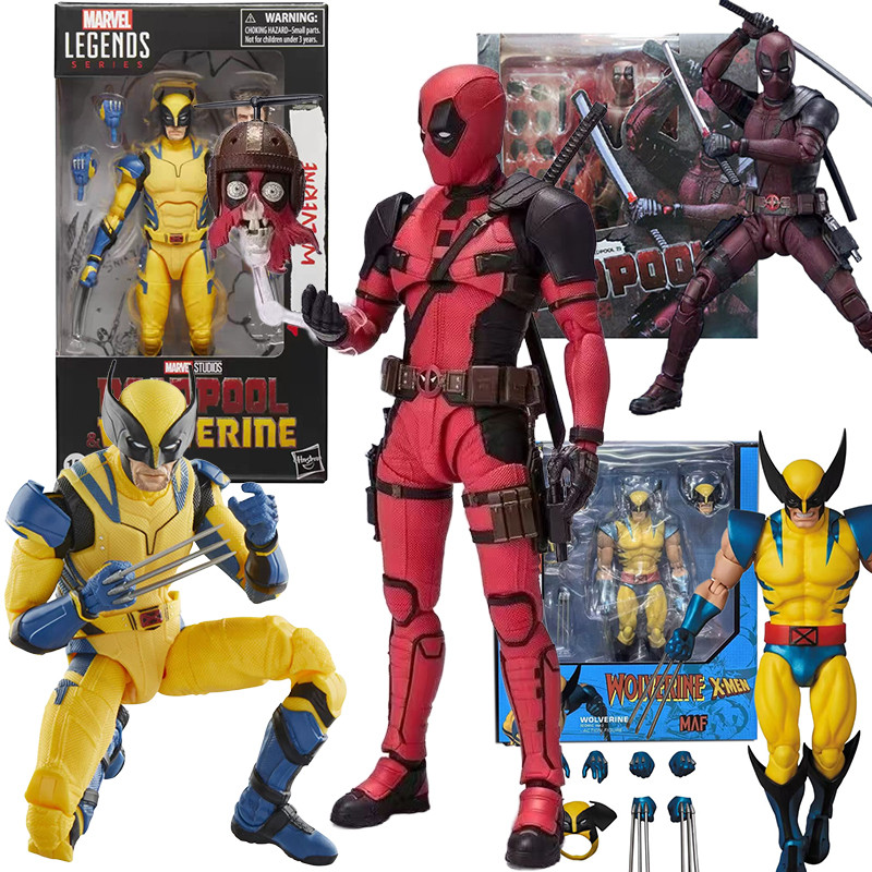 CT Toys Deadpool & Wolverine Mô hình khớp di chuyển SHF Deadpool Các ...