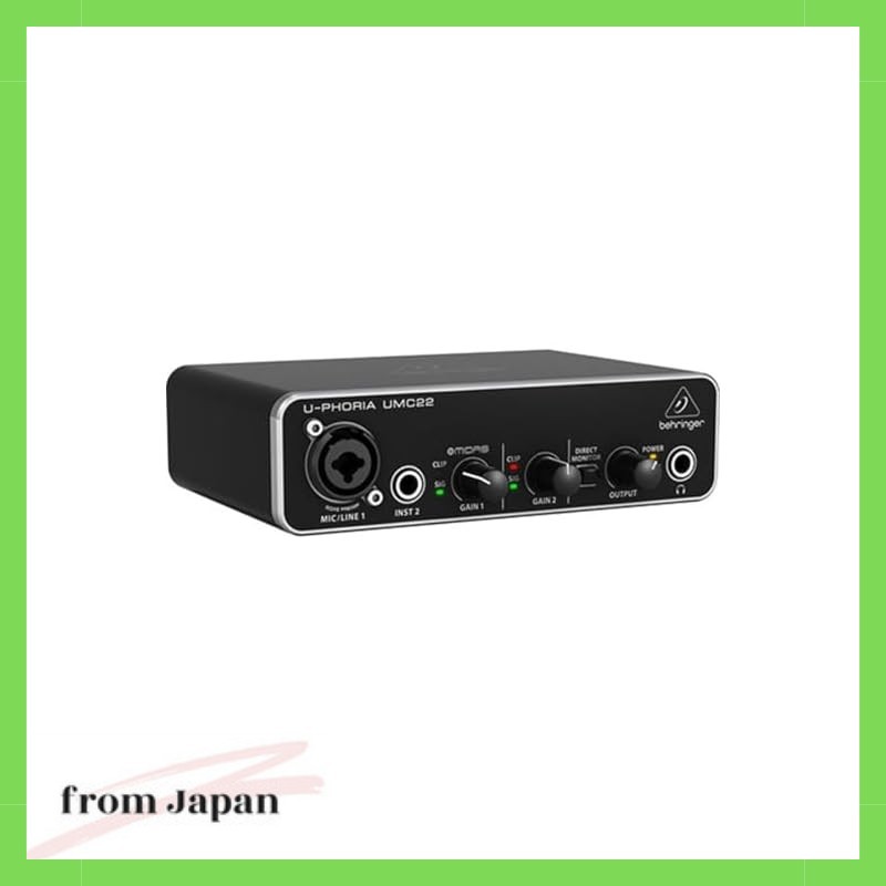 Behringer U-PHORIA UMC22 2-input/2-output USB Audio Interface | Shopee ...