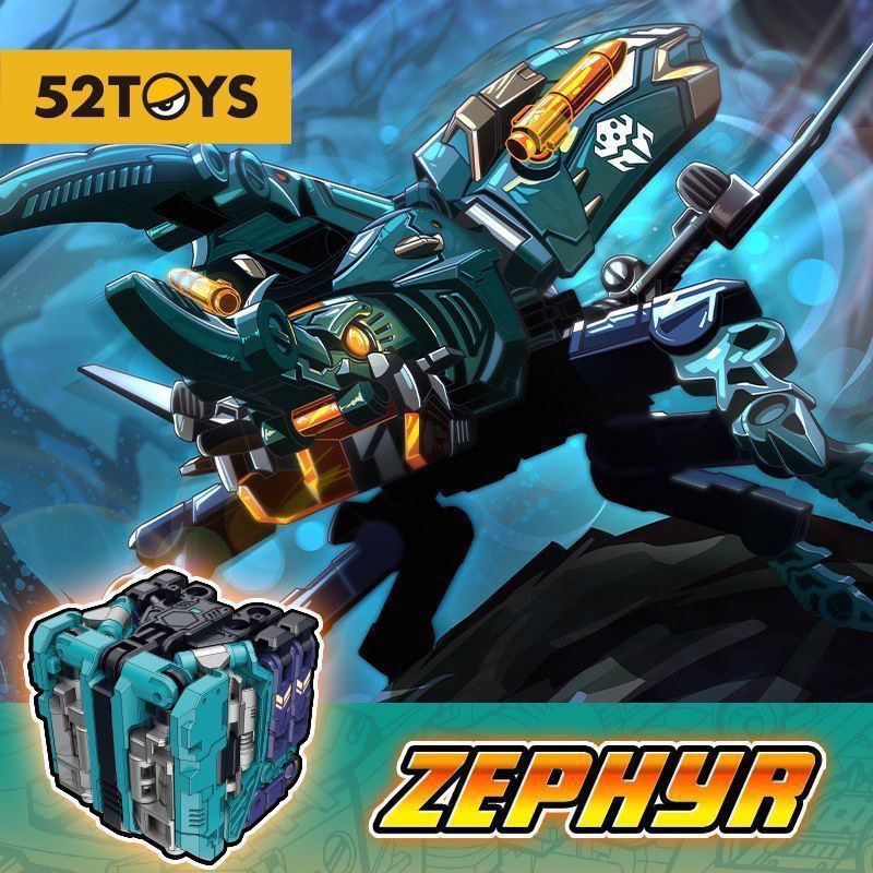 52TOYS Beast Box Series Breeze Long Halberd Big Beetle Fighter Đồ chơi ...