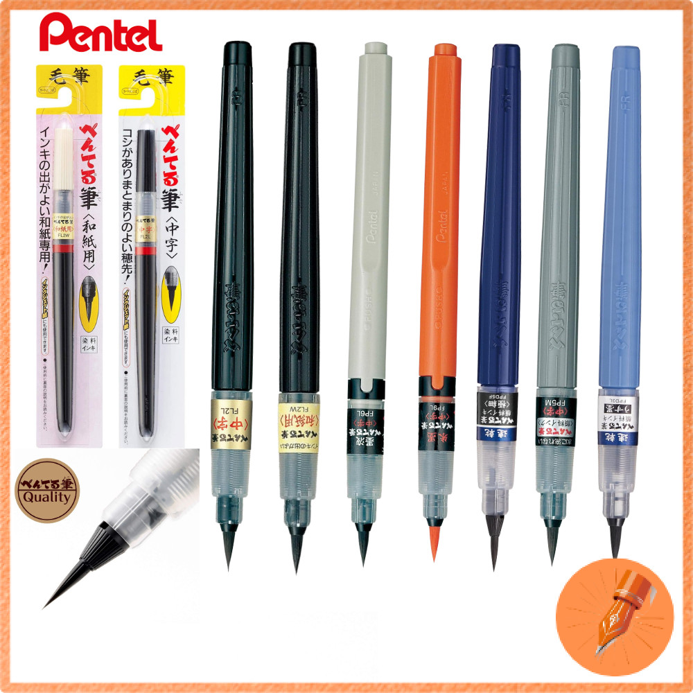Pentel Brush Pen Series - Versatile Calligraphy Pens | Shopee Việt Nam