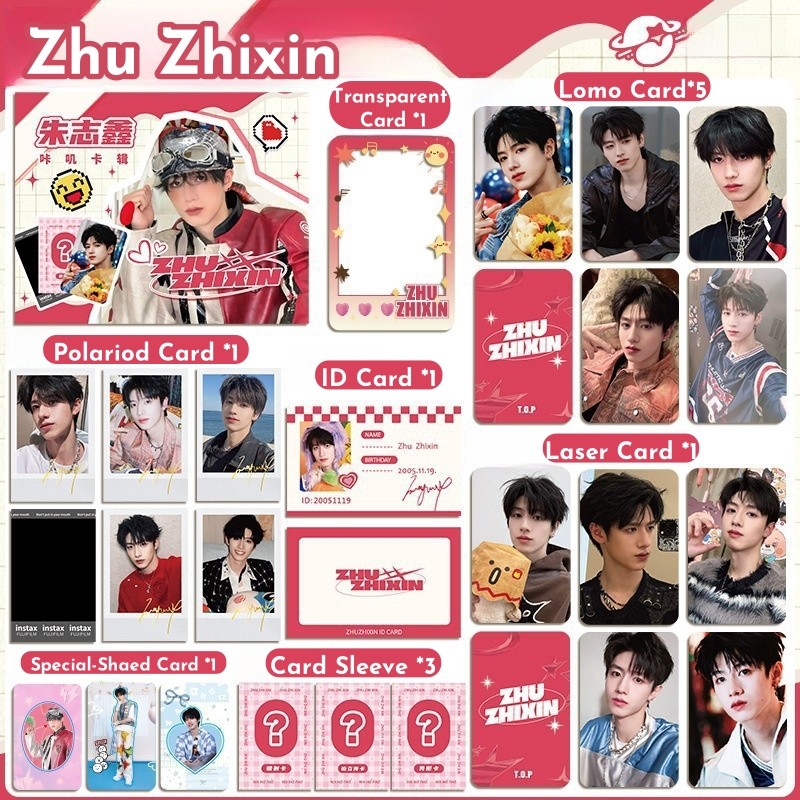 T.O.P Thần tượng Trung Quốc TF Family 3rd Casebook Kaji Card Zhu Zhixin Zhang Zeyu Photocards ...