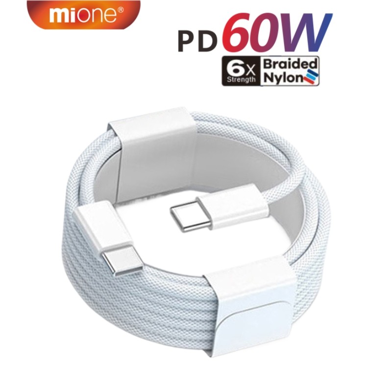 Cáp Sạc Nhanh Mione 60W USB C Sang Loại C Sạc PD Cho 15 16 Pro Max Cho ...
