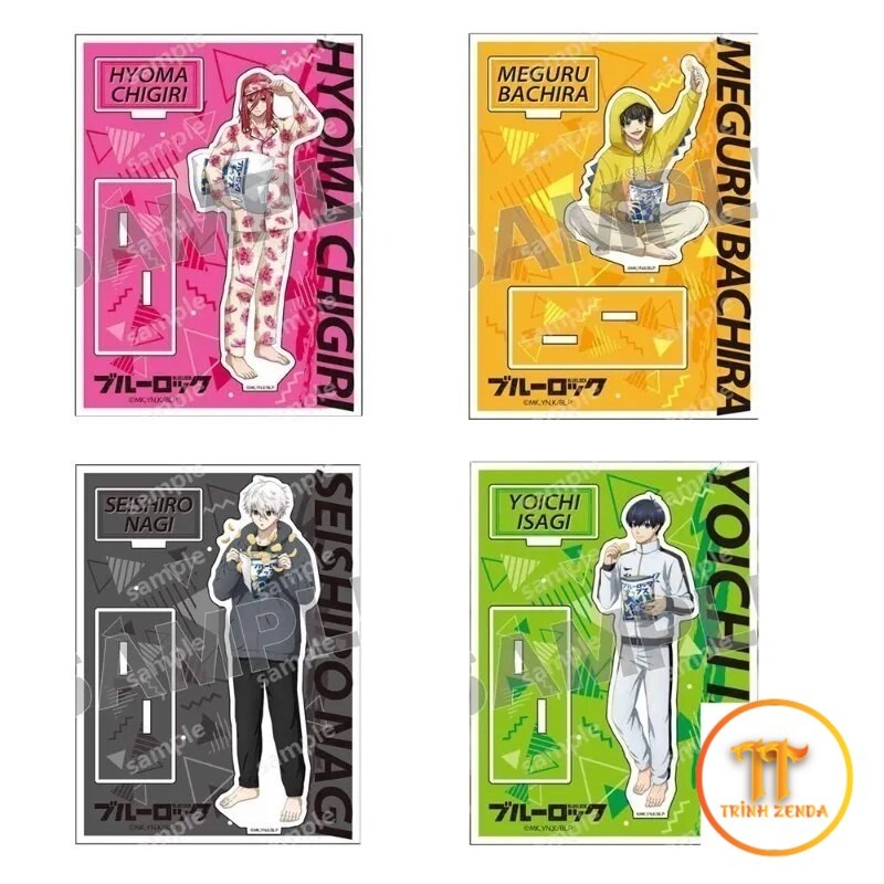 Mô hình Standee Blue Lock Isagi Nagi Reo Meguru Chigiri Rin Kunigami ...