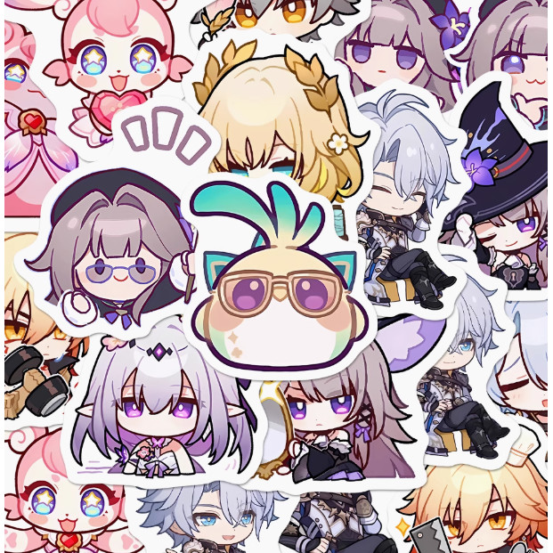 [Chống nước] Sticker Honkai Star Rail update Amphoreus 57 miếng ...