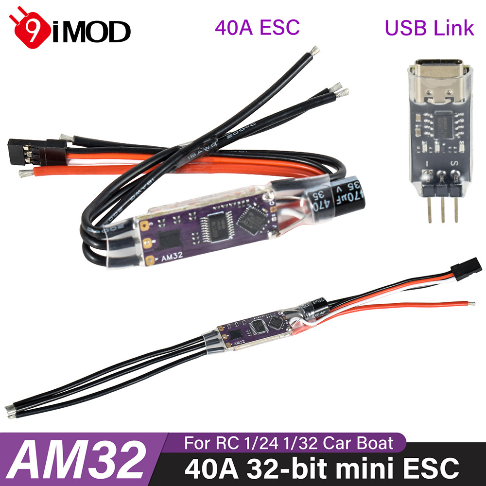 9IMOD AM32 ESC không chổi than 80A 40A 30A Bộ điều khiển tốc độ điện tử ...