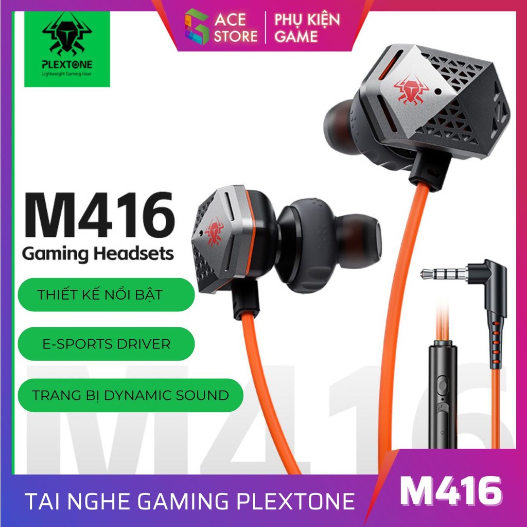 Tai nghe chơi game có dây Plextone M416 hỗ trợ jack TYPE-C và 3.5mm ...
