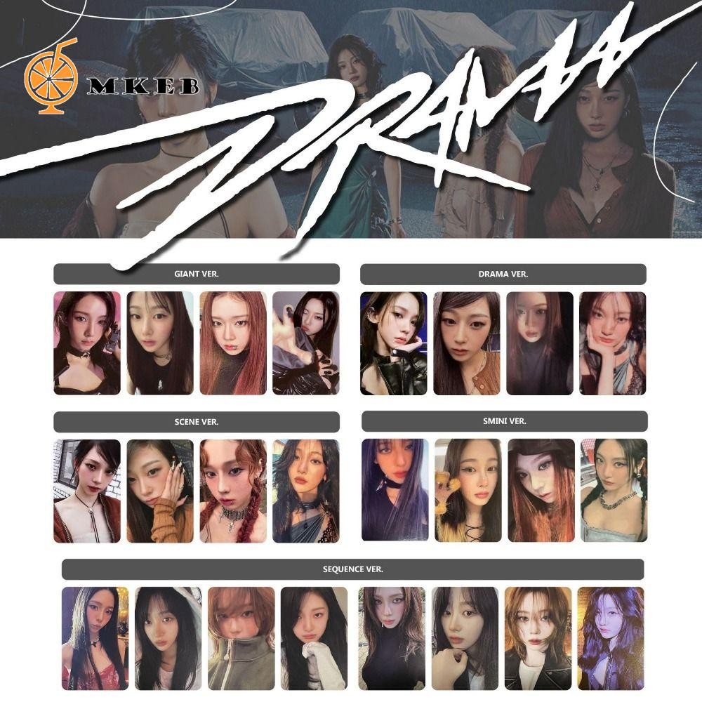 Mkeb 4 / 8 Cái Aespa DRAMA Lomo Cards, KARINA WINTER Idol Singer ...