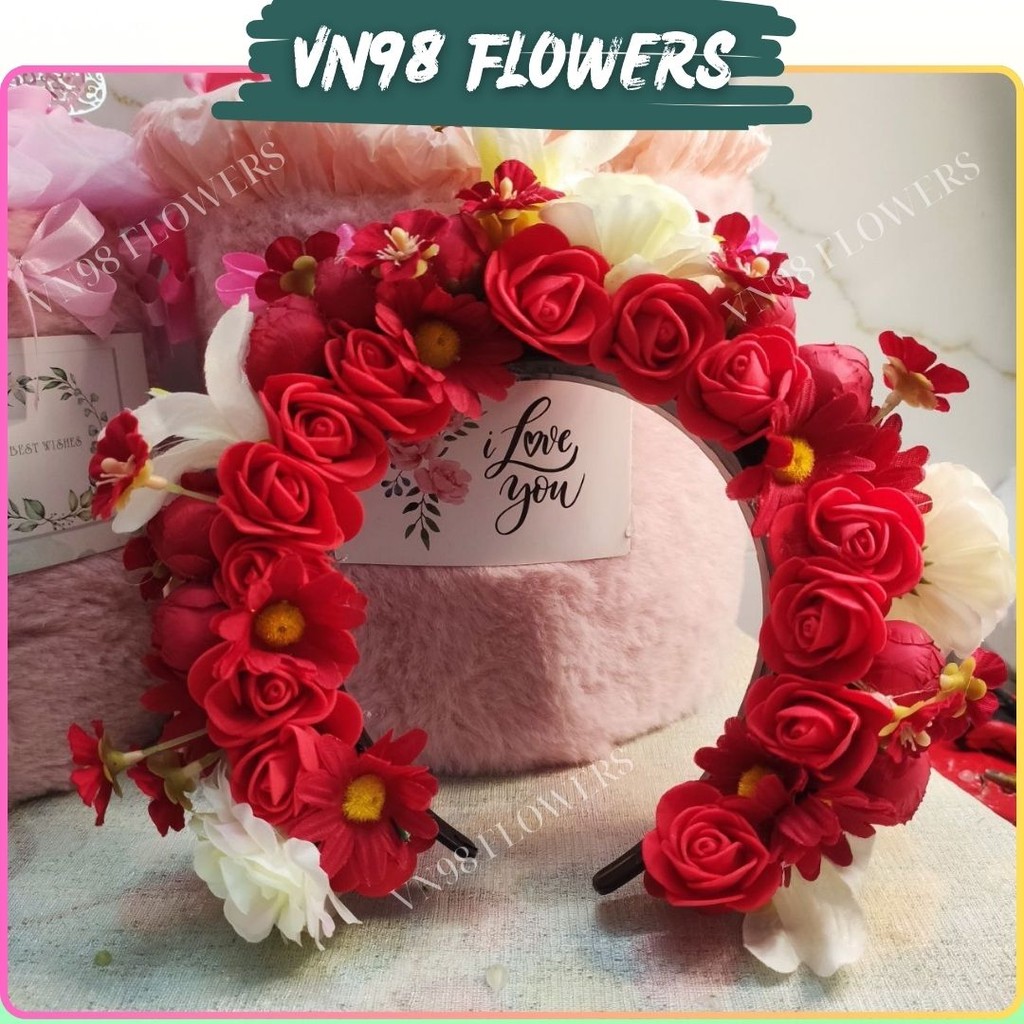 [TREND TITTOK] Cài Hoa Lên Tóc, Mỹ Mạo Như Hoa, Băng Đô Hoa Đội Đầu ...