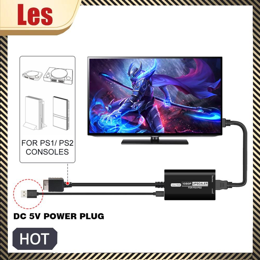 Bộ chuyển đổi RGBS YPbPr Bộ chuyển đổi tương thích HDMI cho PS1 PS ONE ...