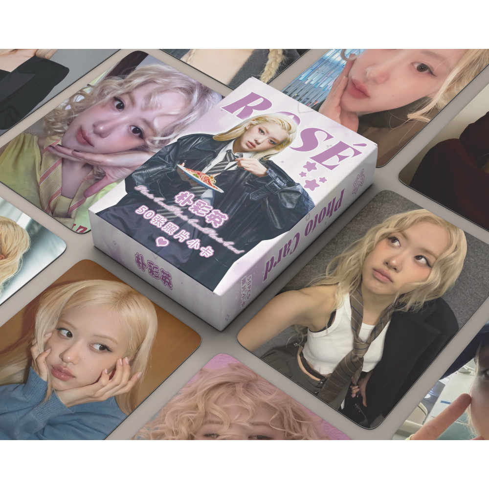 Bộ 50-55 BP Lisa Alter Ego Laser Lomo Cards JISOO AMORTAGE JENNIE ...
